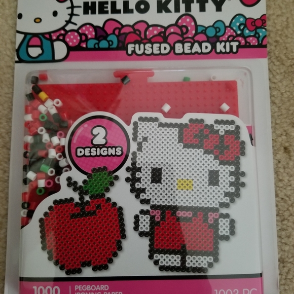 Sanrio | Other | Hello Kitty Perler Beads Fuse Kit | Poshmark